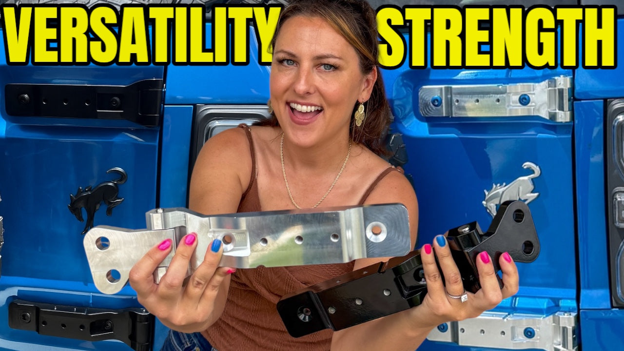 Heavy-Duty Bronco Tailgate Hinges | Buckle Up Off-Road