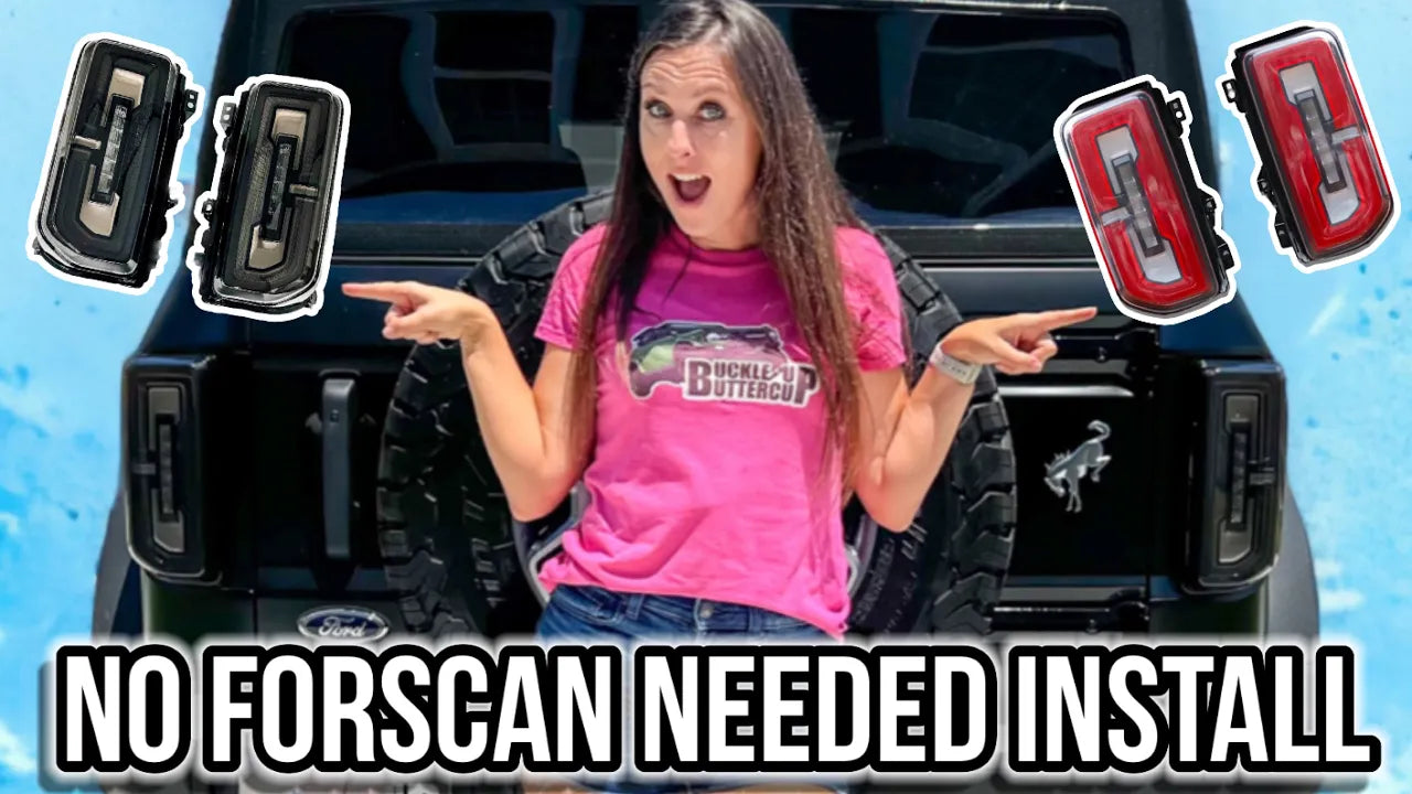 Installing LUMEN8 OEM Style Tail Lights for Ford Bronco, No FORScan Re ...