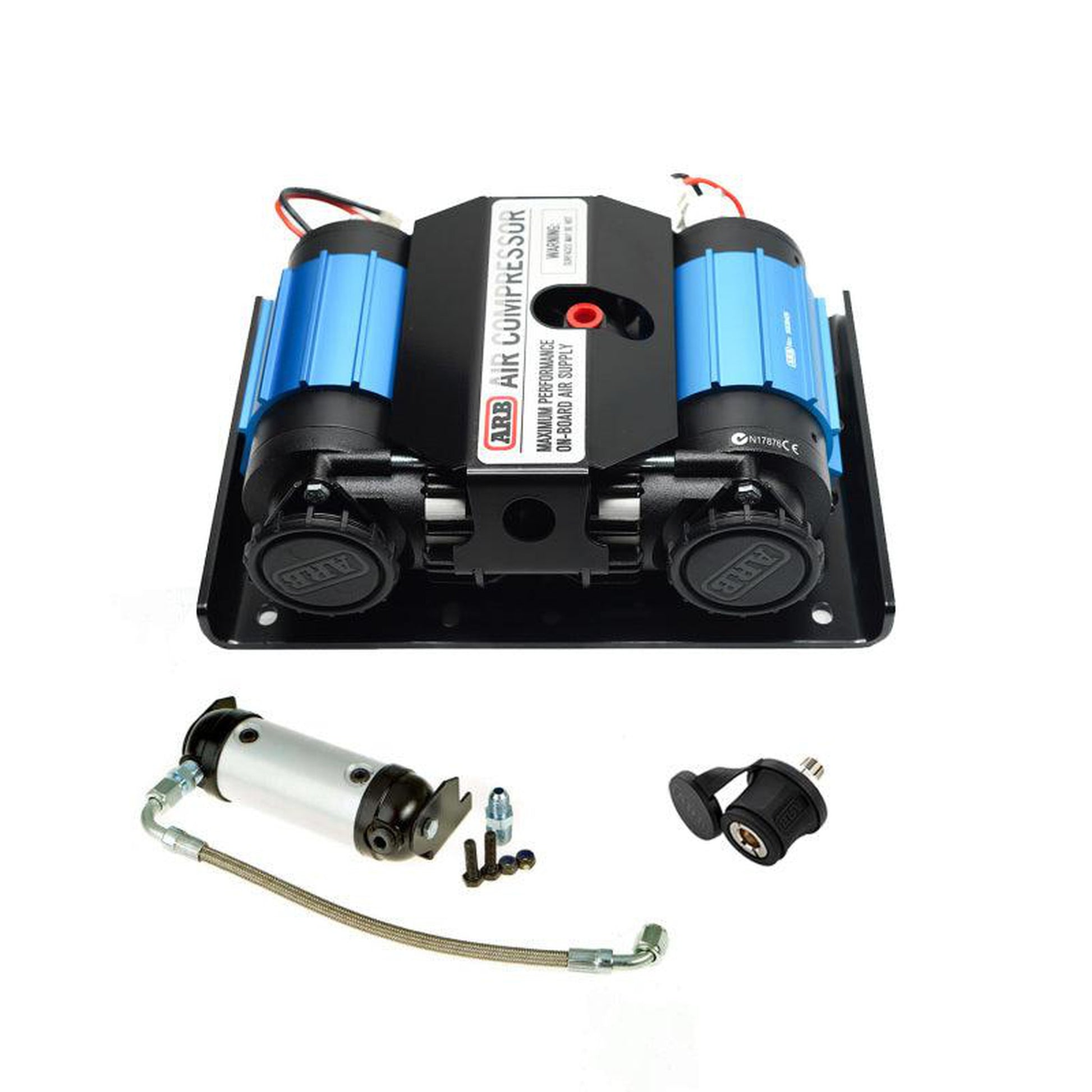 ARB Twin 12V Onboard Air Compressor Kit with Mount for 2021+ Ford Bron ...