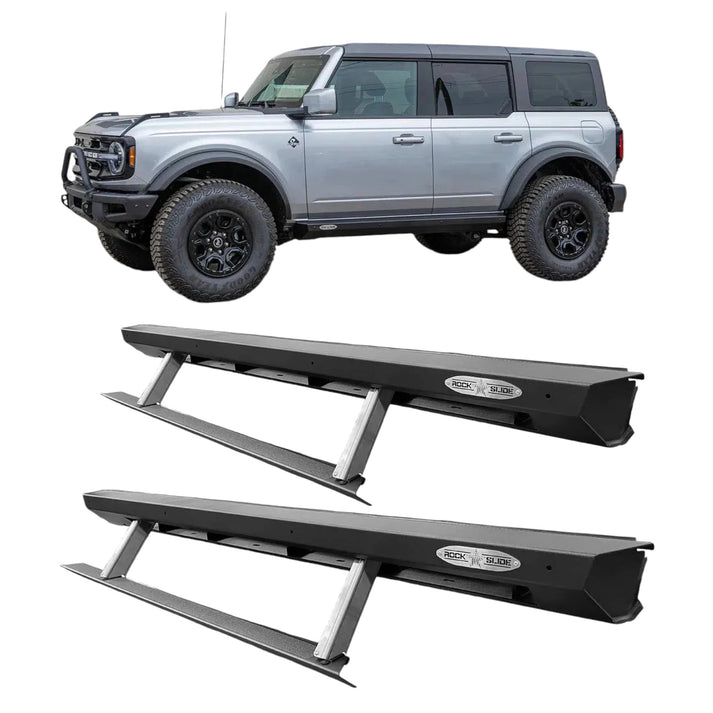 Rock Slide Engineering Step Sliders for 2021+ Ford Bronco 4 Door (Set ...