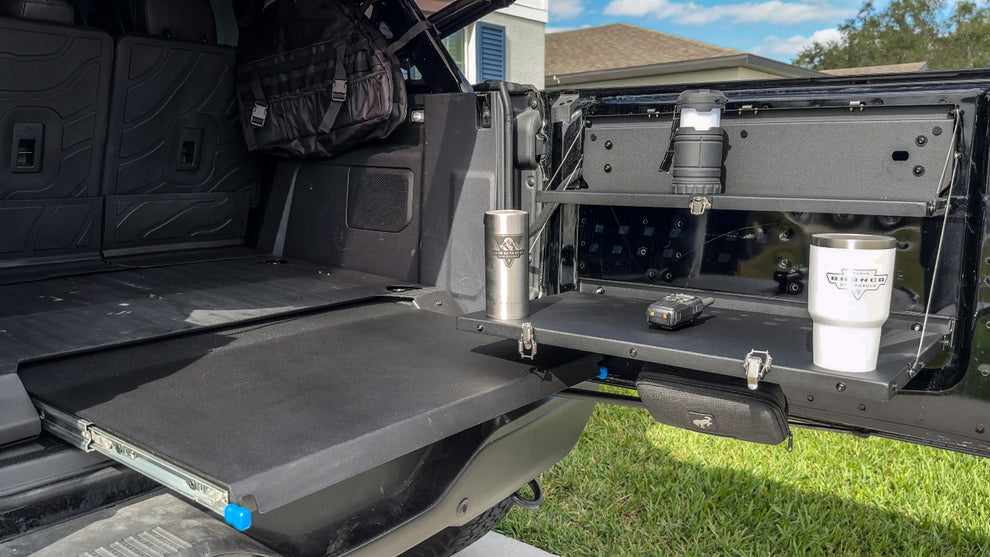 Buckle Up Off-Road Slide Out Cargo Table for 2021+ Ford Bronco 4-Door