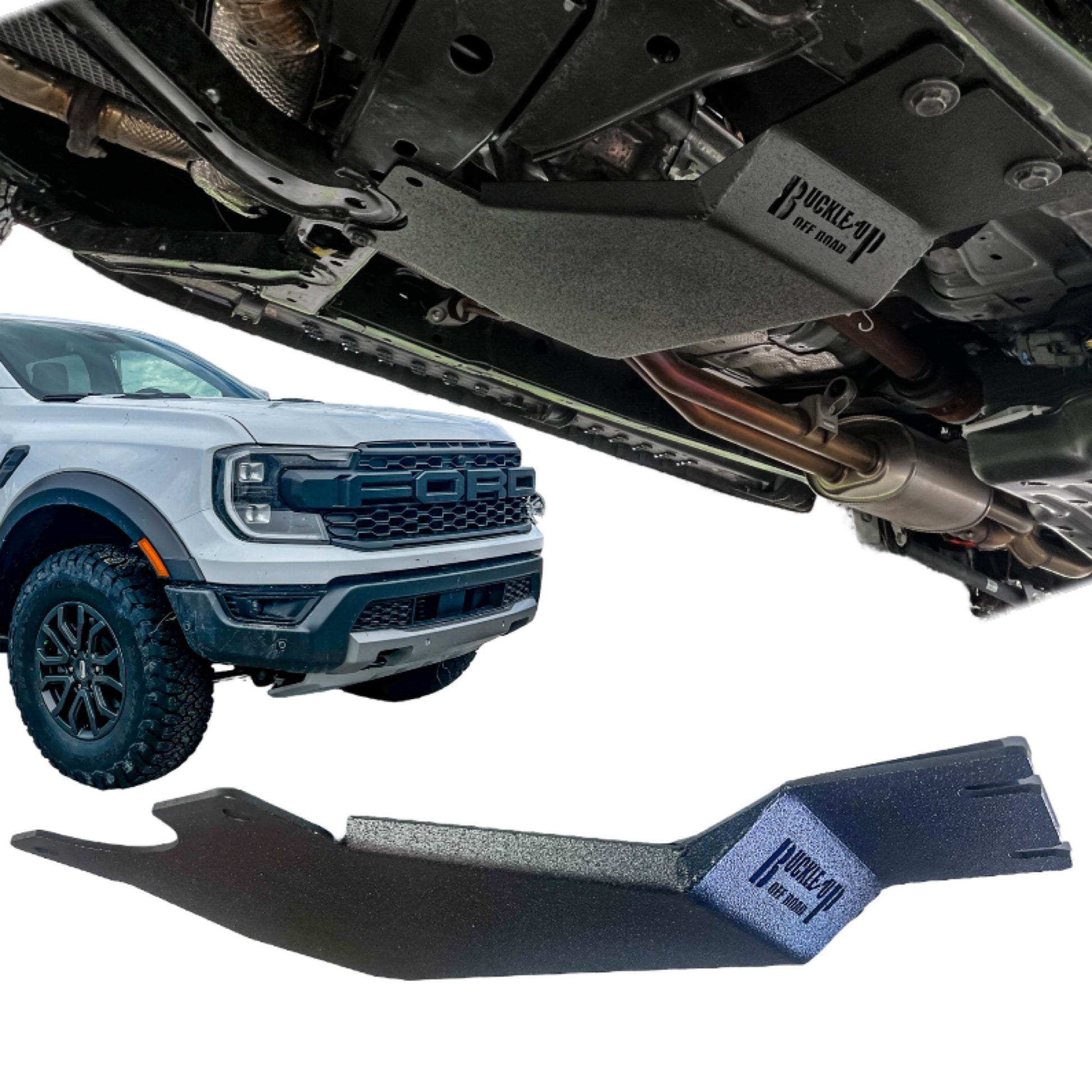 Buckle Up Off-Road Transfer Case Skid Plate for Bronco, Bronco Raptor