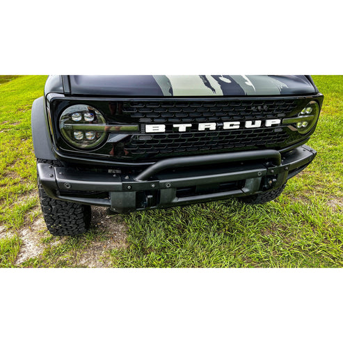 BBM Mini Bull Bar For 2021+ Ford Bronco with Modular Bumper – Buckle Up ...