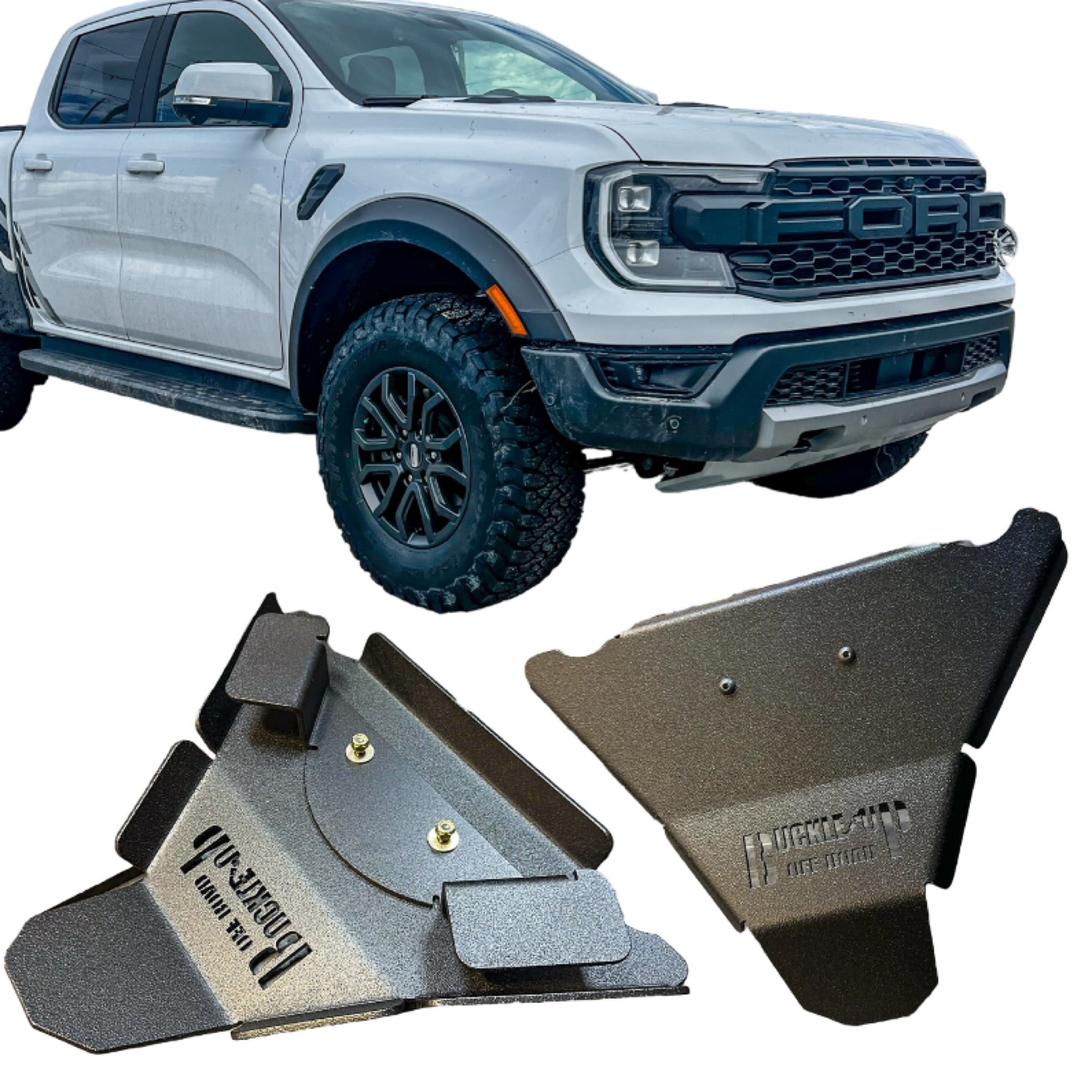 Buckle Up Off-Road Front Lower Control Arm Skid Plates Guards for 2024