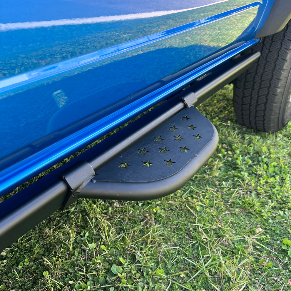 BBM Gallop Quick Release Mini Steps for 2021+ Ford Bronco with Rock Ra ...