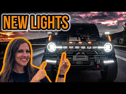 Lumen8 3PC Amber LED Grille Lights for 2021+ Ford Bronco Badlands, Wil ...