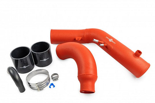 Process West 3.5" Air Intake Crossover Pipe - Red - for 2024+ Ford Ran
